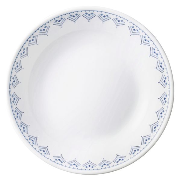 パール金属 プレート 深皿 21.5cm CORELLE コレール 強化ガラス パッチワーク 427154 1個（直送品） - アスクル