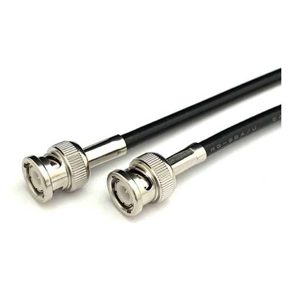 DreamSound BNCコネクタ両端付き同軸ケーブル(RG58A/U)(オス-オス/3m) BNC-RG58-3M 1個（直送品） - アスクル