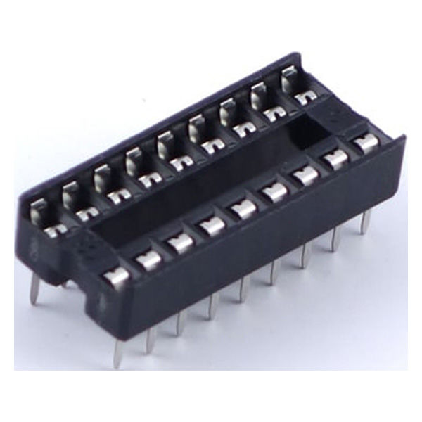 GB ICソケット 300MIL 18ピン 2.54mmピッチ GB-ICS-3ML18 1個（直送品） - アスクル