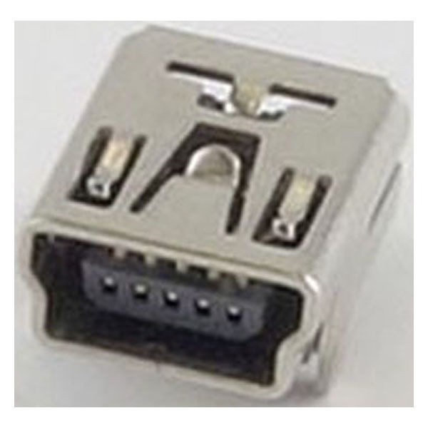 GB USB mini-B コネクター(基板取付型) USB-027 1個（直送品） - アスクル