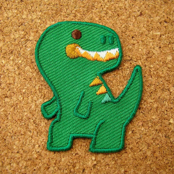 パイオニア ワッペン(恐竜) アイロン接着OK ORG350-23162 1セット(3袋)（直送品） - アスクル