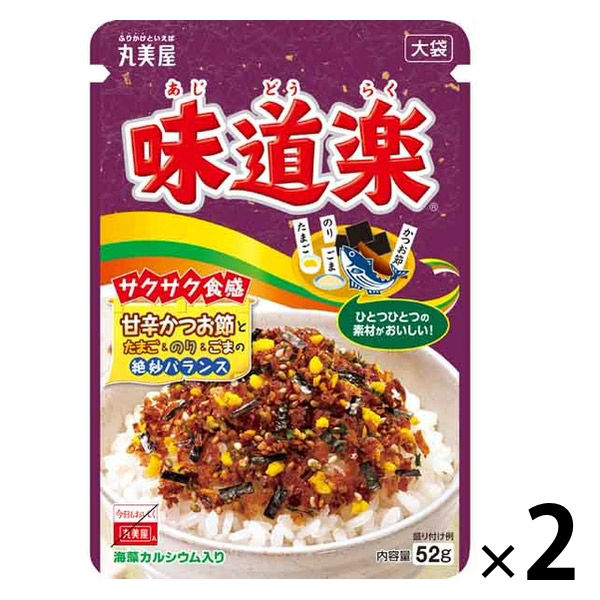 大袋 丸美屋 味道楽 52g 1セット（1個×2）丸美屋食品工業 ふりかけ - アスクル