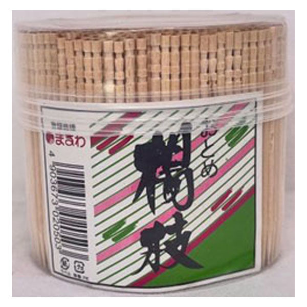 まるわ おとめ楊枝 #2050 MT-08 4903673020503 1セット(1個(850本入)×240)（直送品） - アスクル