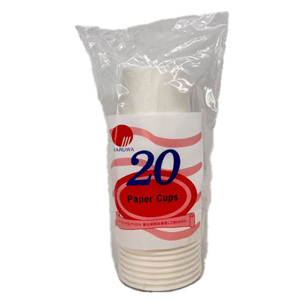 まるわ 紙カップ ホワイト 205ml MH-464 4903673613415 1セット(1袋(20個入)×120)（直送品） - アスクル