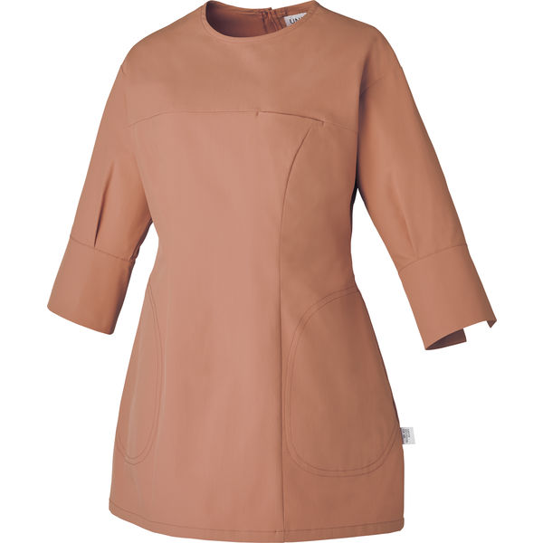 チトセ トップス（七分袖）女性用 ヌードピンク SS DOM-0006 1枚（取寄品） - アスクル