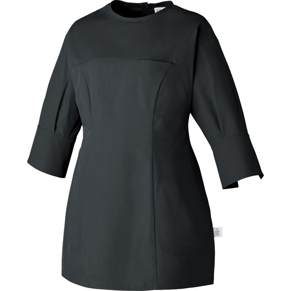 チトセ トップス（七分袖）女性用 ダークグレー 3L DOM-0006 1枚（取寄品） - アスクル