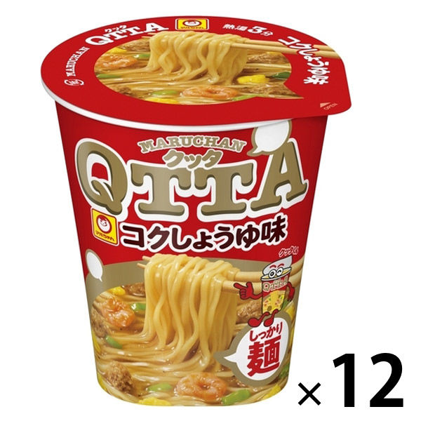 MARUCHAN QTTA コクしょうゆ味78g 1セット（1個×12） 東洋水産 - アスクル