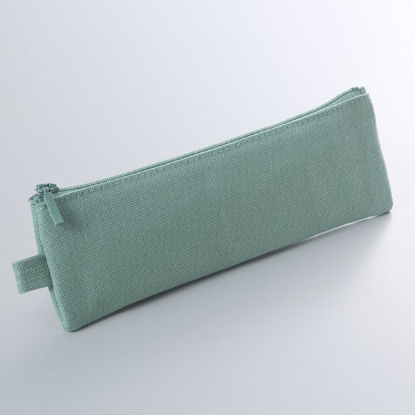 ガルフストリーム 帆布スリムペンケースミント HNP-SPN-04 1セット(5個)（直送品） - アスクル