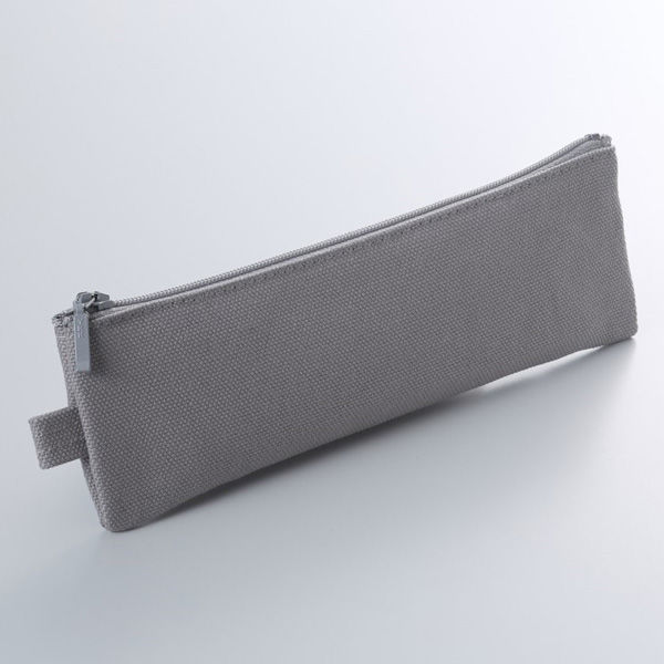 ガルフストリーム 帆布スリムペンケースライトグレー HNP-SPN-06 1セット(5個)（直送品） - アスクル