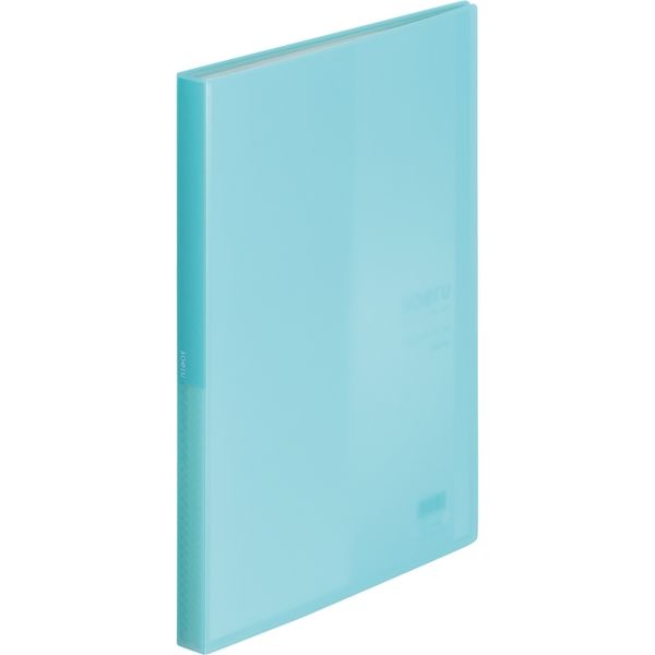 リヒトラブ クリヤーブック A4S 40ポケット アイスブルー N8102-14 1冊 - アスクル