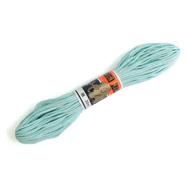 日本紐釦貿易 江戸打ち紐 細 30m巻き 水色 EDH-20-30M 1巻 - アスクル