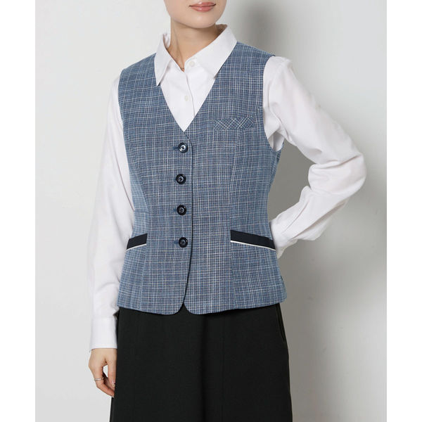 ボンマックス ベスト ブルー 17号 AV1842 AV1842-37-17G 1着（直送品） - アスクル