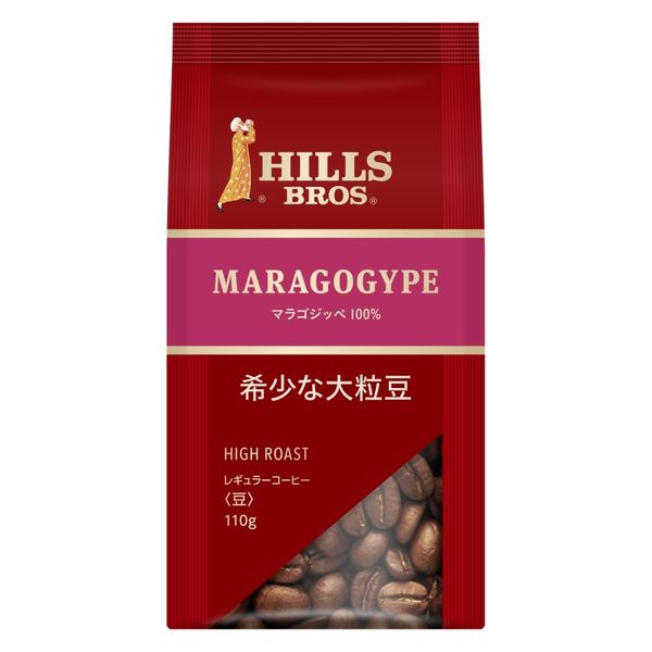 【コーヒー豆】UCC上島珈琲 マラゴジッペ100％（豆）AP 1袋（110g） - アスクル