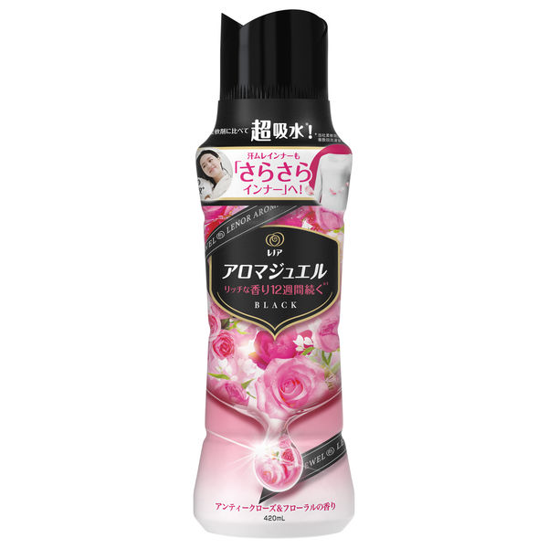 【アウトレット】レノアハピネス アロマジュエル アンティークローズ＆フローラル 本体 420mL 1個 香り付け専用ビーズ P＆G【旧品】 - アスクル