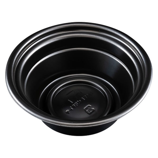 リスパック テイク丼 570ml 本体 黒 1箱（400枚：50枚入×8袋）170B - アスクル