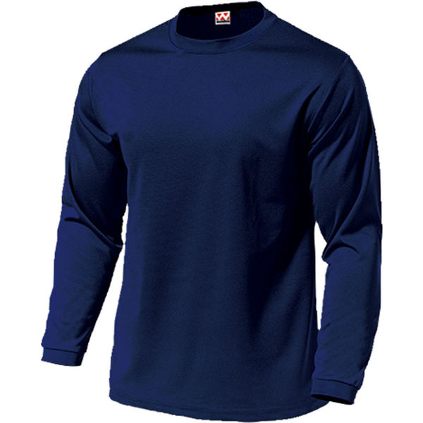 wundou(ウンドウ) ドライライト長袖Tシャツ XL ネイビー P350 1セット（2枚）（直送品） - アスクル