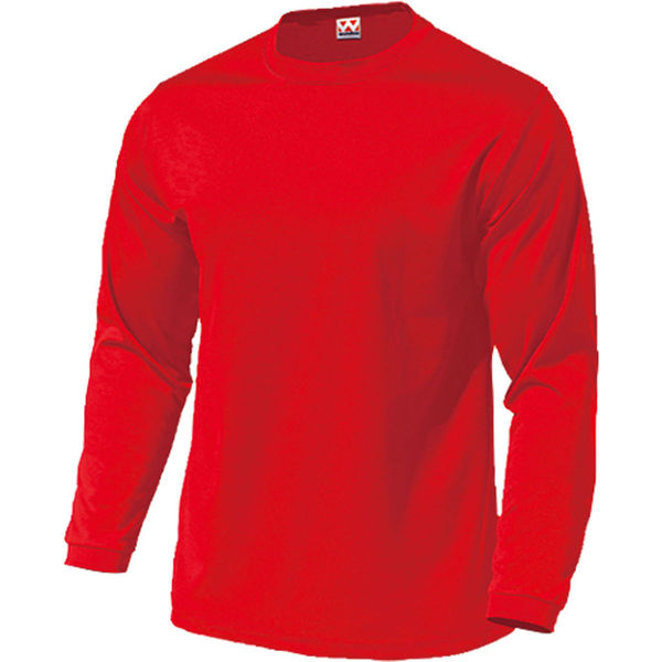 wundou(ウンドウ) ドライライト長袖Tシャツ XL レッド P350 1セット（2枚）（直送品） - アスクル