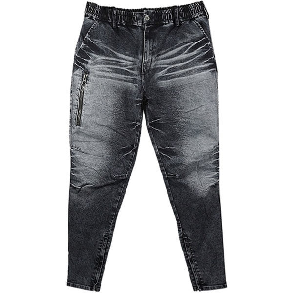 ケイゾック デニムジップアップパンツ ブラック 3L GKW-9203 1本（直送品） - アスクル