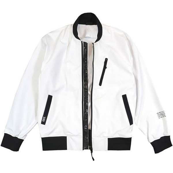 ケイゾック ブルゾン ホワイト L GKW-8227 1着（直送品） - アスクル