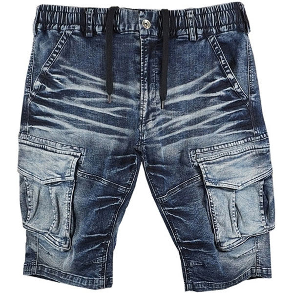 ケイゾック デニムハーフパンツ ネイビー 4L GKW-5106 1本（直送品） - アスクル