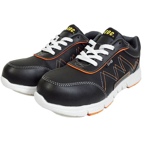 ケイゾック セーフティスニーカー(ヒモ) ブラック 25.0cm KZS-1700 1足（直送品） - アスクル