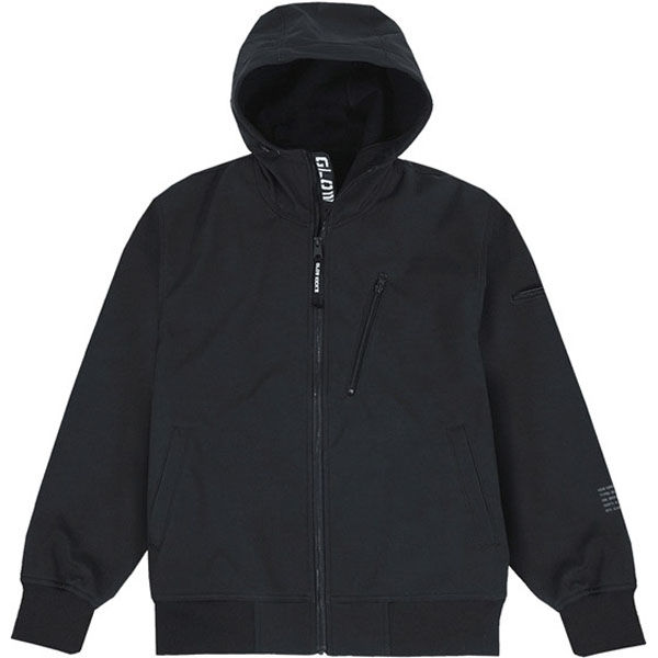 ケイゾック 長袖パーカー ブラック LL GKW-2090 1着（直送品） - アスクル