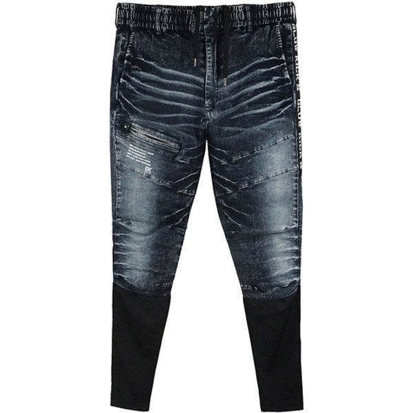 ケイゾック デニムパンツ(コンプレッション) ネイビー 3L GKW-5273 1本（直送品） - アスクル