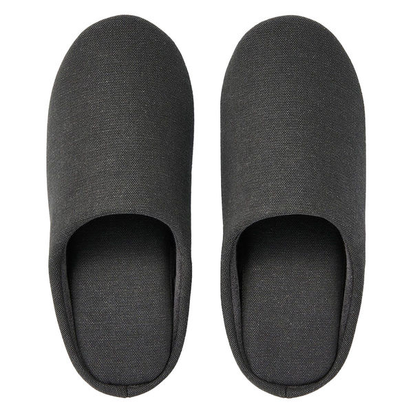 無印良品 洗えるクッションスリッパ XL 26．5～28cm用 ダークグレー 良品計画 - アスクル