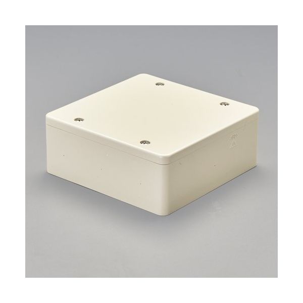 エスコ [防雨型] 大形四角アウトレットボックス(深型/ノック無) EA947HB-138 1個（直送品） - アスクル