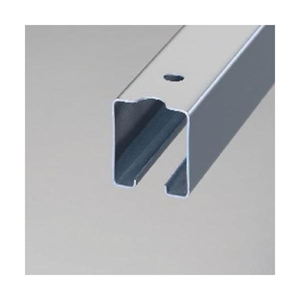 エスコ 47x57mm/1.82m(3号) トラックレール(スチール) EA970A-103 1本（直送品） - アスクル