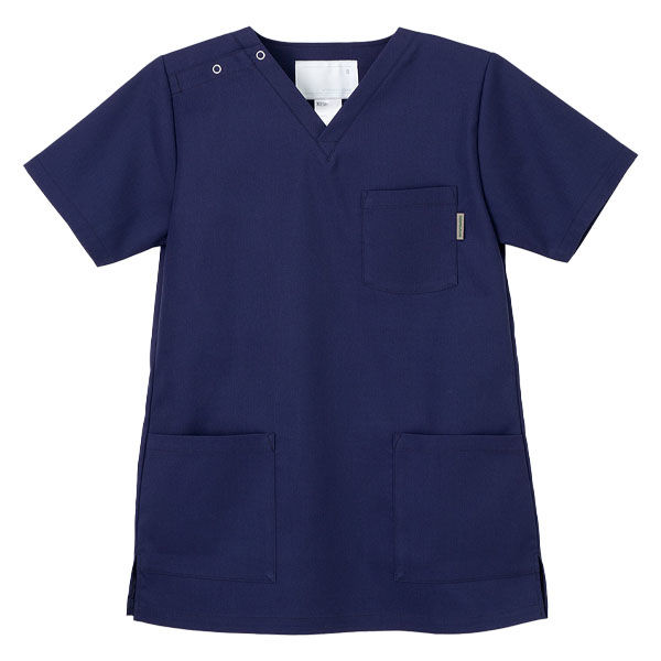 ナガイレーベン 男女兼用スクラブ ネイビー BL CPP-5332 1枚 スクラブ（取寄品） - アスクル