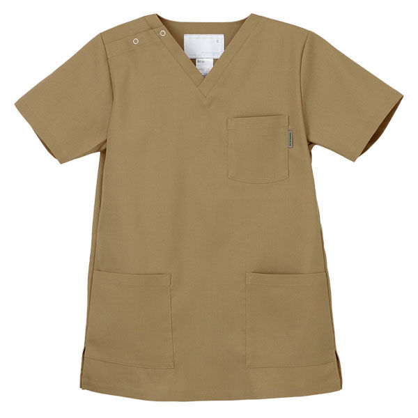 ナガイレーベン 男女兼用スクラブ ベージュ LL CPP-5332 1枚 スクラブ（取寄品） - アスクル