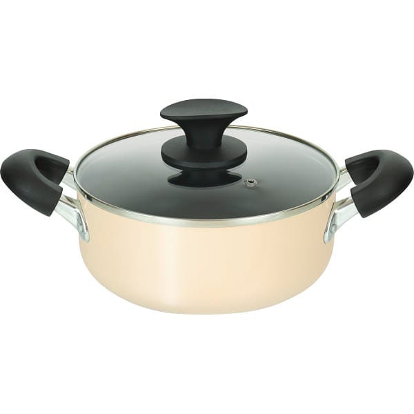 シャディ キナリフ IH対応両手鍋(20cm) 24-8264-649 1箱（直送品） - アスクル