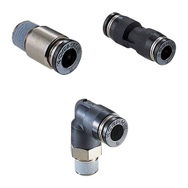 コガネイ クイック継手std_mini NCU-SL8-02 1セット(20個:10個×2袋)（直送品） - アスクル