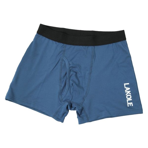 メンズ サイドロゴボクサーパンツ ブルー L LAKOLE/ラコレ - アスクル