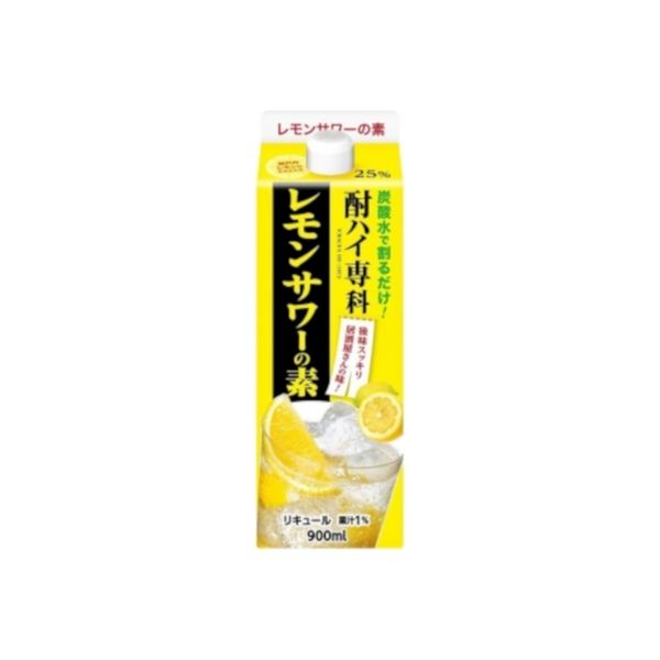 合同酒精 合同 酎ハイ専科レモンサワーの素 パック 900ml x6 合同酒精 合同 酎ハイ専科レモンサワーの素 パック 900ml x6