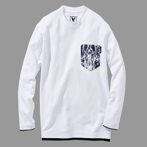 HOOH VILEA レイヤード風長袖Tシャツ(裏綿) 511 ホワイト LL 村上被服 1セット（2着入）（直送品） - アスクル