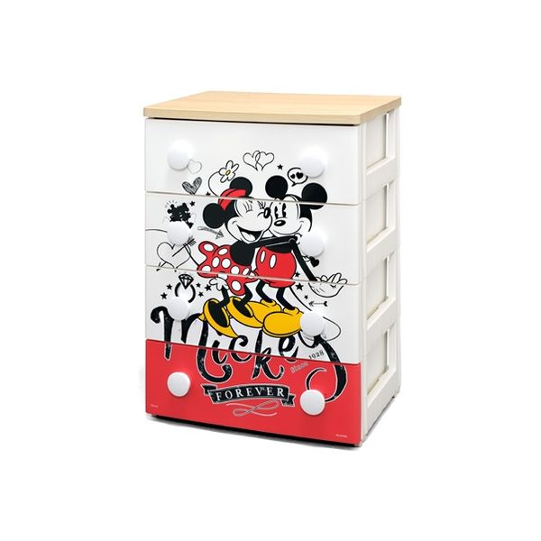 アイリスオーヤマ キャラクターチェスト 幅563×奥行437×高さ820mm ミッキー9N NHG-W554 1台（直送品） - アスクル