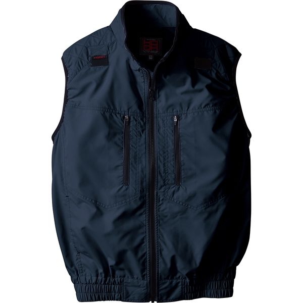 HOOH フルハーネス対応冷感ベスト V5599-1ネイビー 4L 村上被服 1着（直送品） - アスクル