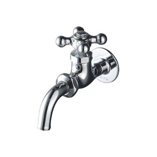 KVK K11C-JAN 吐水回転水栓 レトロ付 1個（直送品） - アスクル
