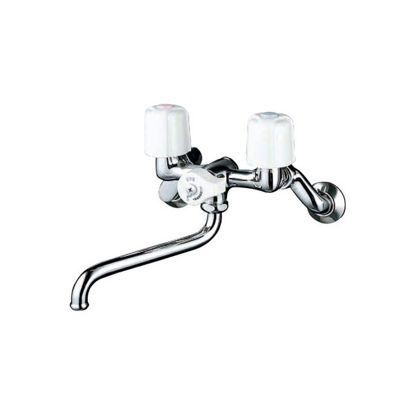 KVK KM103N2 止水2ハンドル混合栓 1個（直送品） - アスクル