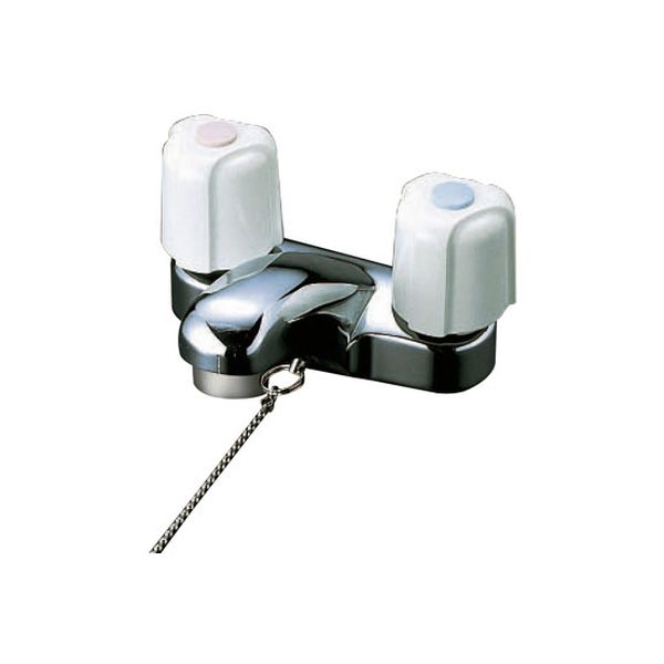 KVK KM66HPZ 寒 洗面2ハンドル混合栓 ポップ 通販 - アスクル