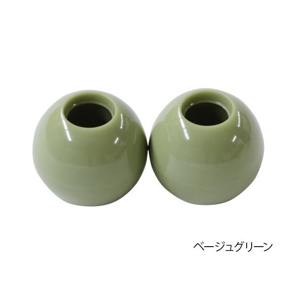 クロバー ナチュラルカラーループエンド (パウダーブルー) 26233 1個(2個) 62-4081-44（直送品） - アスクル