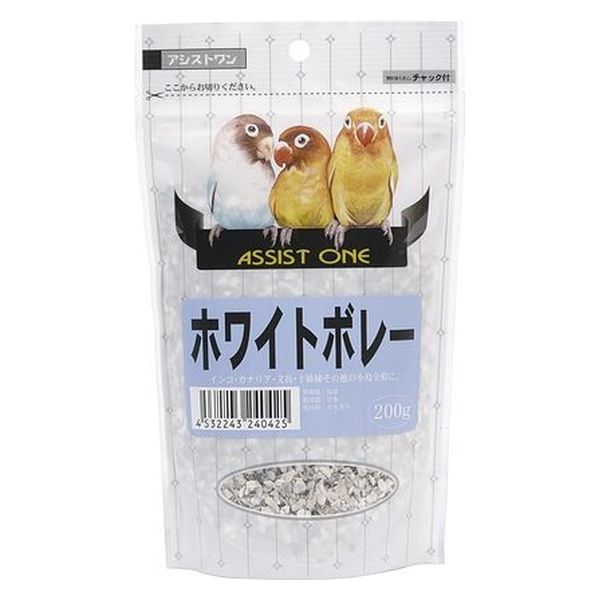 アラタ アシストONE ホワイトボレー 200g 鳥 フード ボレー粉 4532243240425 1個(200g入)（直送品） - アスクル