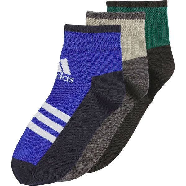 adidas(アディダス) キッズ 3Pアンクルソックス KXXL IM5191 JMT49 1セット(3足入)（直送品） - アスクル