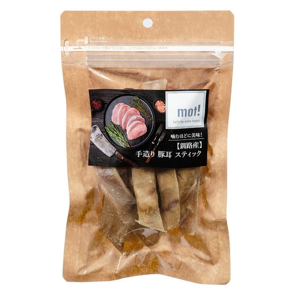 FLF mot！ 手造り豚耳スティック 50g 282433 1個（直送品） - アスクル