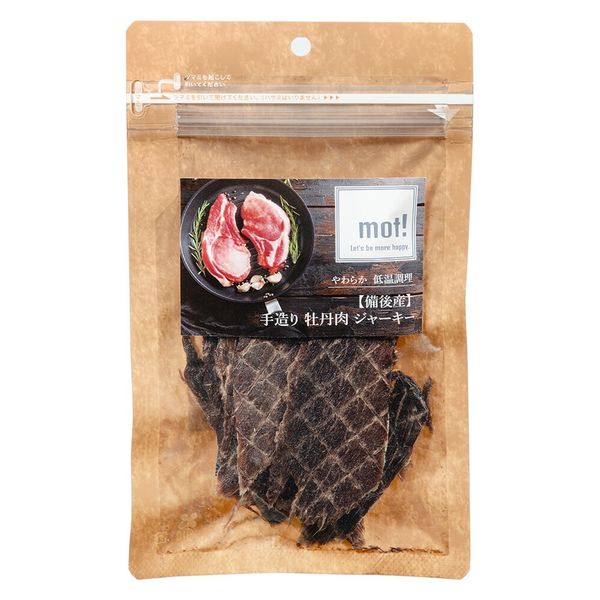 FLF mot! 手造り牡丹肉ジャーキー 40g 282431 1個（直送品） - アスクル