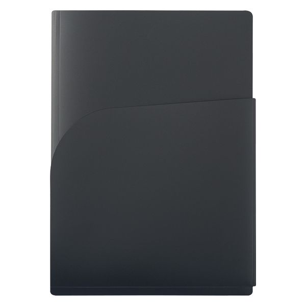 リヒトラブ SELFANA ソリッドホルダー A4 ピュアブラック F7201-24 1セット(5枚)（直送品） - アスクル