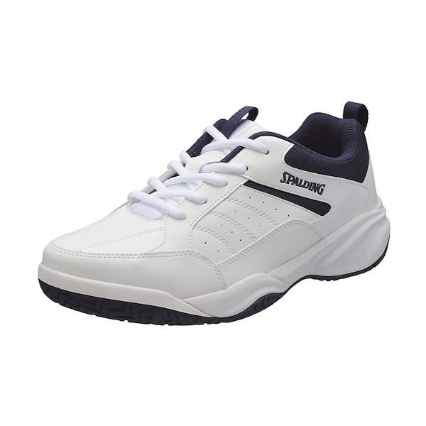 アキレス SPALDING 作業靴 CIS 3530 白/ネービー 26.0cm 4E W/NB 1足 537-2994（直送品） - アスクル