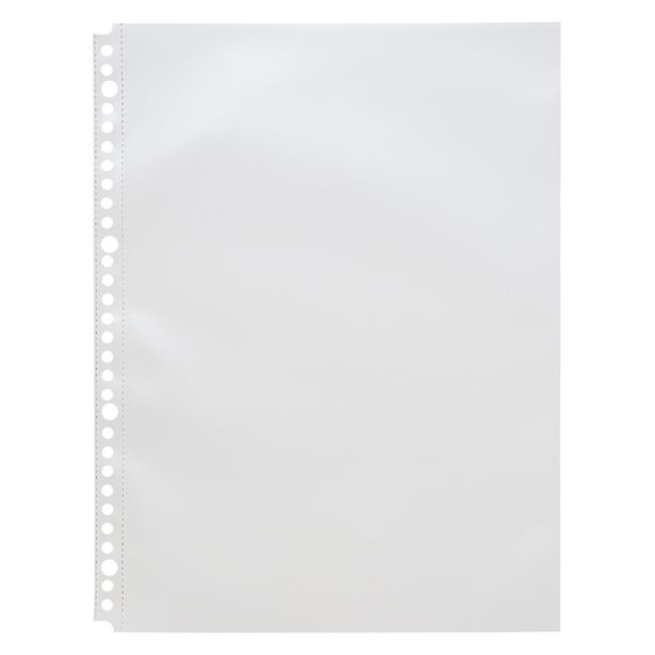 myfa（ミファ）コレクションポケット A4 30穴 パンフレット用 10枚入 1袋 LIHIT LAB.（リヒトラブ） - アスクル